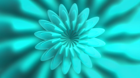 Rotating Flower Pattern. Motion. Beautiful 3d flower rotates and ...