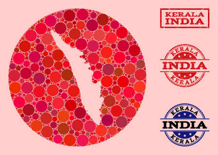 Vector of Vector map of Kerala State - ID:1-148527824 - Royalty Free ...