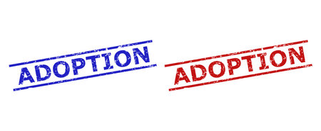 Vector of Blue and red ADOPTION seal - ID:1-161106993 - Royalty Free ...