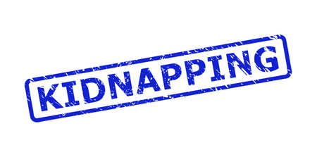 Vector of Blue KIDNAPPING stamp seal on - ID:1-162551425 - Royalty Free ...