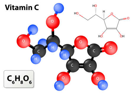 Vector of vitamin c. model of vitamin C - ID:1-51790288 - Royalty Free ...