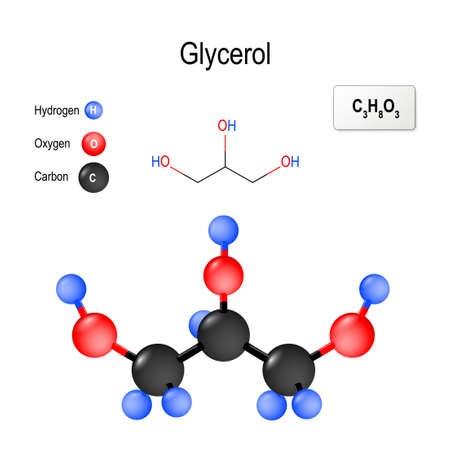 Vector of Glycerol (glycerine, - ID:1-104234572 - Royalty Free Image ...