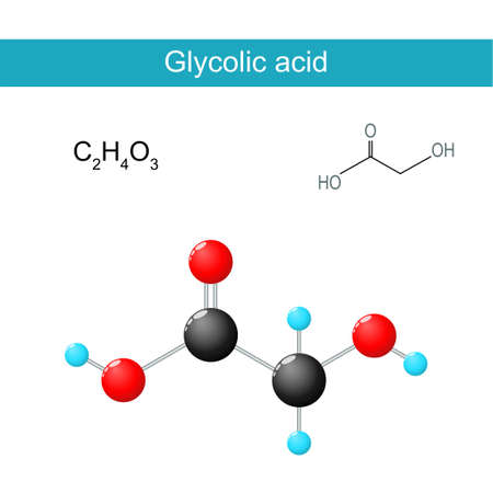Vector of Glycolic acid molecular - ID:1-178318372 - Royalty Free Image ...