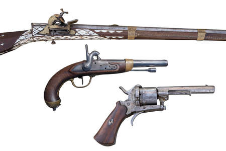 Photo of Antique flintlock rifle, - ID:1-118479679 - Royalty Free Image ...
