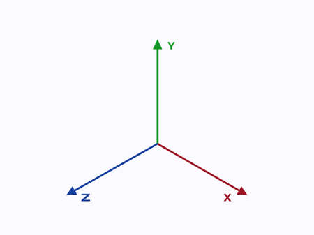 Vector of Coordinate axes. Geometric - ID:1-165564794 - Royalty Free ...