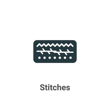Vector of Stitches vector icon on white - ID:1-142511398 - Royalty Free ...