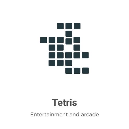 Vector of Tetris vector icon on white - ID:142511509 - Royalty Free ...