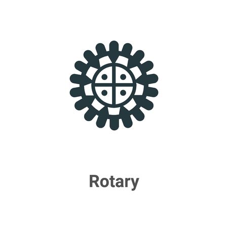 Vector of Rotary vector icon on white - ID:1-142529518 - Royalty Free ...