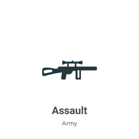 Vector of Assault vector icon on white - ID:1-142529599 - Royalty Free ...