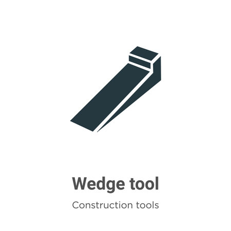 Vector of Wedge tool vector icon on - ID:1-161330440 - Royalty Free ...