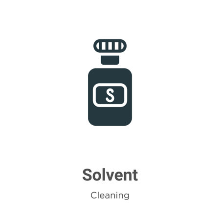 Vector of Solvent vector icon on white - ID:161330909 - Royalty Free ...