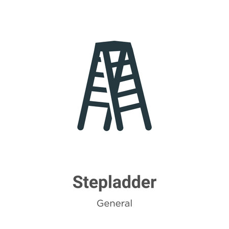 Vector of Stepladder vector icon on - ID:1-161390208 - Royalty Free ...