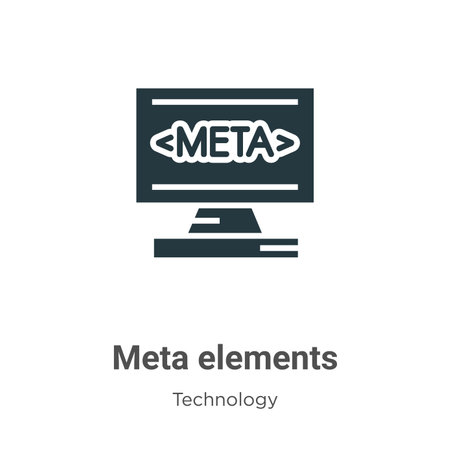 Vector of Meta elements glyph icon - ID:1-161784709 - Royalty Free ...