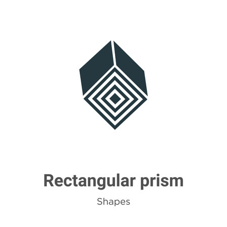 Vector of Rectangular prism glyph icon - ID:1-162271299 - Royalty Free ...