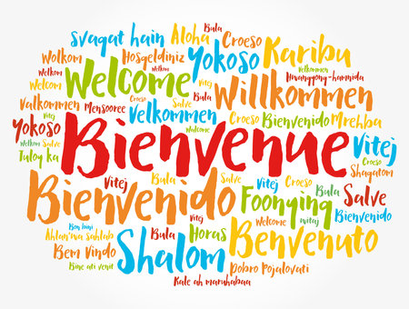 Vector of Bienvenue (Welcome in French) - ID:1-161255374 - Royalty Free ...