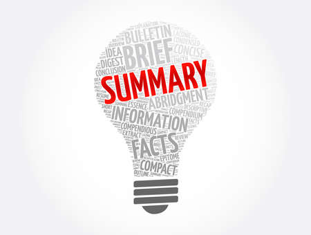 Summary And Conclusion Clipart