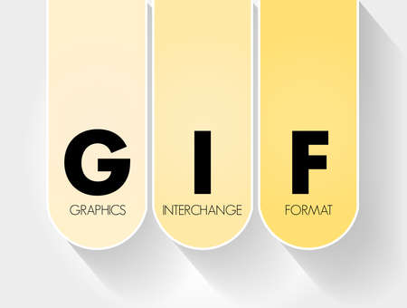 Vector of GIF - Graphics Interchange - ID:1-169007726 - Royalty Free ...