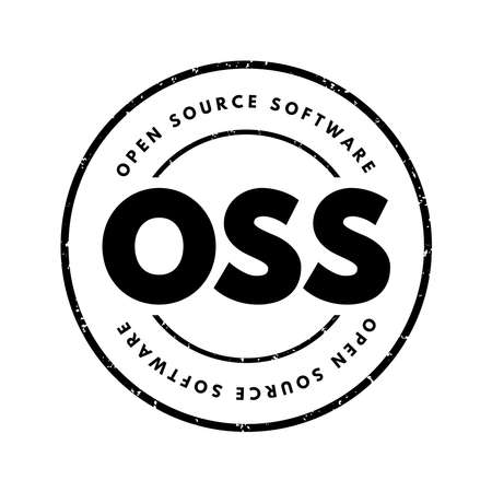 Vector of OSS - Open source software is - ID:1-183888876 - Royalty Free ...