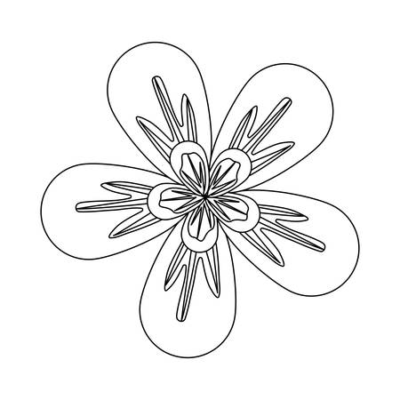 Five Petal Flower Symbol - Home Alqu