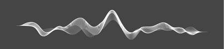 Radio waves vector. Radio frequency identification. Wireless ...