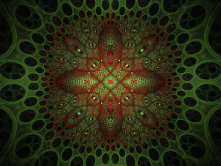 Fractal a never-ending pattern. Abstract Computer generated Fractal 3D ...