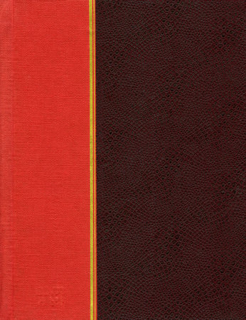 Brown, red and gold book cover - Stock Image - Everypixel