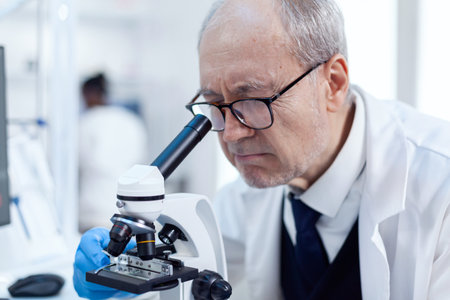 Experienced senior scientist in health industry doing analysis of ...