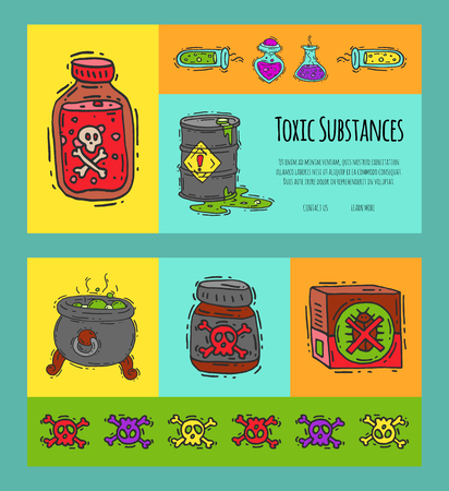 Vector of Toxic industry concept banners - ID:1-120373673 - Royalty ...