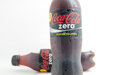 Photo of Coca Cola Zero bottle on white - ID:1-54988474 - Royalty Free ...