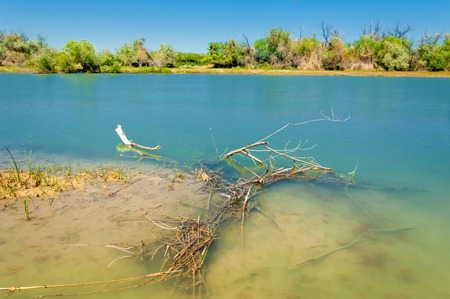 river, stream, flood, effluent, ford, nulla. a large natural stream of ...