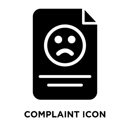 Vector of Complaint icon vector isolated - ID:107952880 - Royalty Free ...