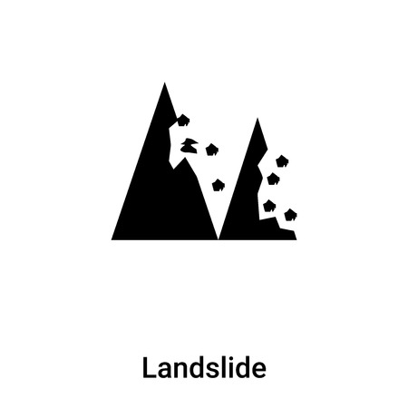 Vecteur de Landslide icon vector isolated - ID:108614160 - image libre ...
