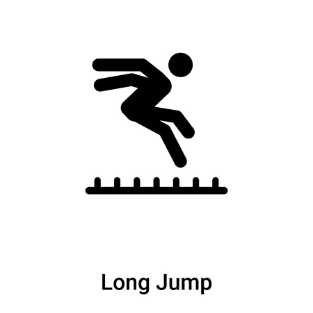 Vector of Long Jump icon vector isolated - ID:1-120514275 - Royalty ...