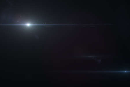 Lens flare effect in space 3D render - Stock Image - Everypixel