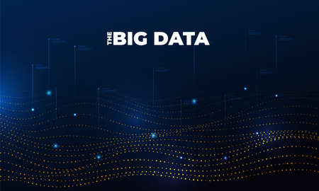 Big data visualization. Visual data complexity analytics. Concept ...