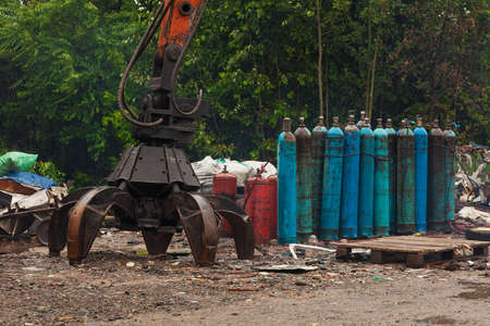 Photo of Industrial claw machine, move - ID:1-153483027 - Royalty Free ...