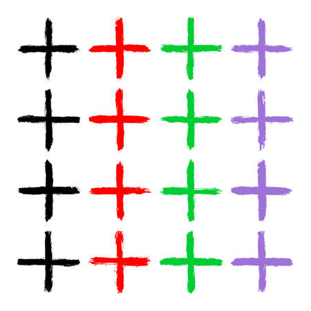 Vector of The plus sign or criss-cross - ID:1-126114180 - Royalty Free ...