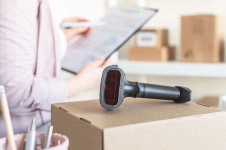 Photo of Woman employee of post office - ID:167794838 - Royalty Free ...
