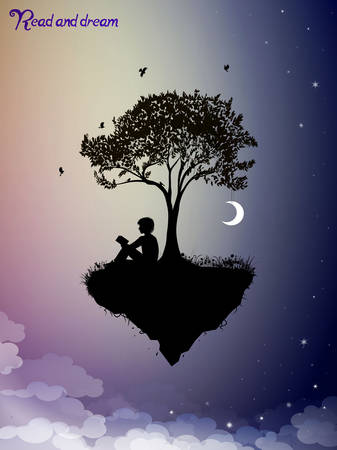 Vector of Read and dream concept, piece - ID:1-147816529 - Royalty Free ...