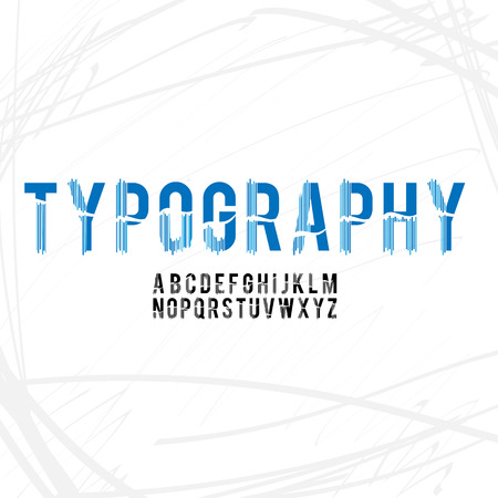 typography font alphabet character letter graphic design - Stock Image ...