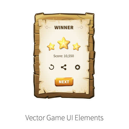 Vector of Win. Level completed. Vector - ID:1-59034301 - Royalty Free ...