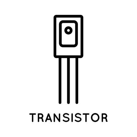 Vector of Transistor line icon, - ID:1-180233066 - Royalty Free Image ...