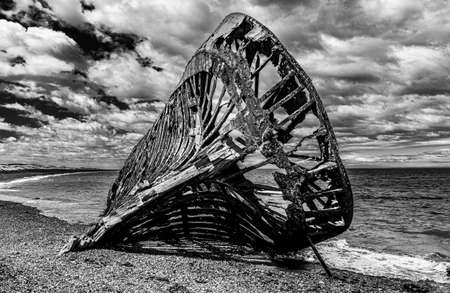 Wreck of Ambassador tea clipper build in 19th century in United Kingdom ...
