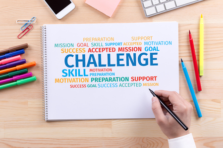 Business Concept: Challenge Word Cloud - Stock Image - Everypixel