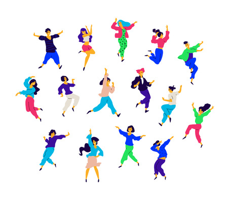 Group Dance Vector