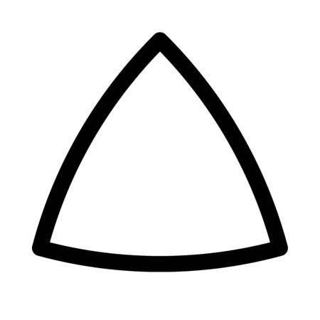Curvilinear Triangle Shape