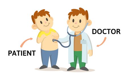 Vector of Words PATIENT and DOCTOR - ID:1-145934742 - Royalty Free ...
