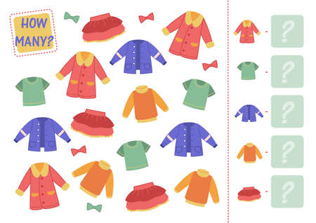 Vector of Math mini-game with clothes. - ID:1-171923384 - Royalty Free ...