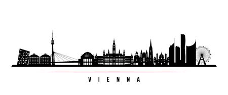 Vector of Vienna skyline horizontal - ID:132011235 - Royalty Free Image ...