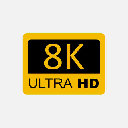 Vector of 8K Ultra HD logo, 8K High - ID:1-151209628 - Royalty Free ...